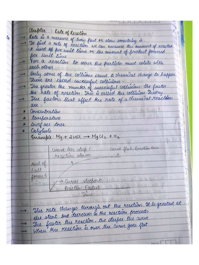 Chem_rate_of_reaction_notes_2 | PDF