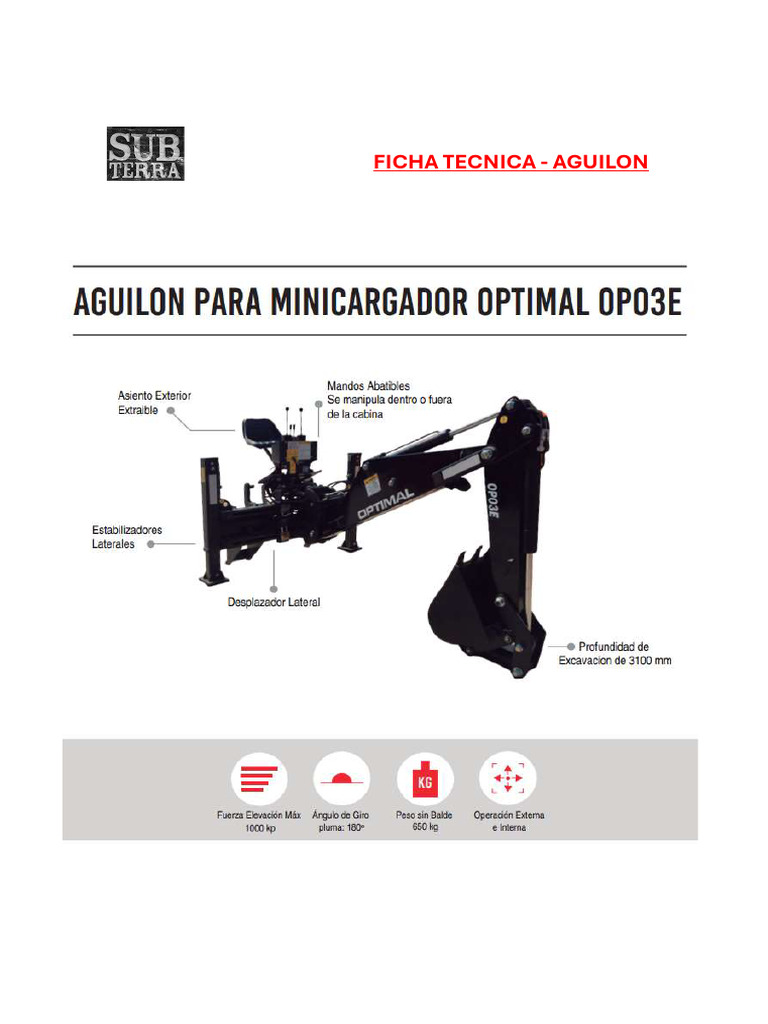 Ficha Tecnica Aguilon | PDF