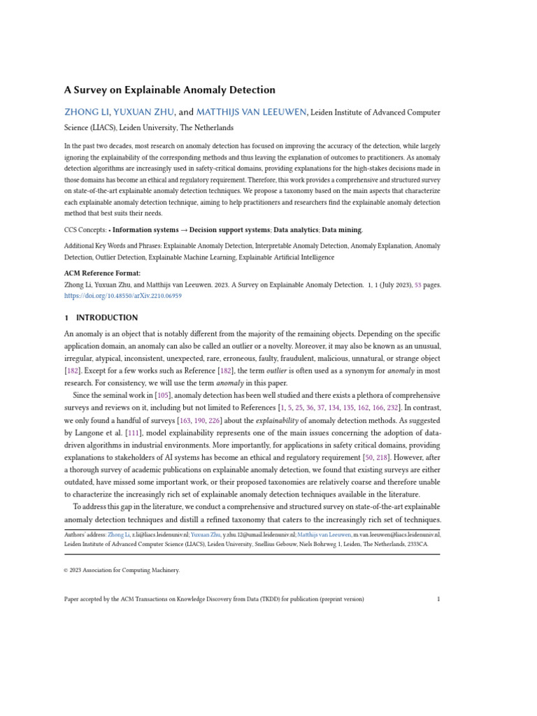 Explainable AI - Survey | PDF