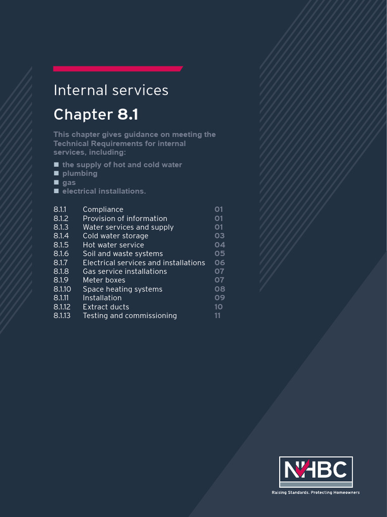 NHBC Standards 2023 8 | PDF | Duct (Flow) | Technology & Engineering