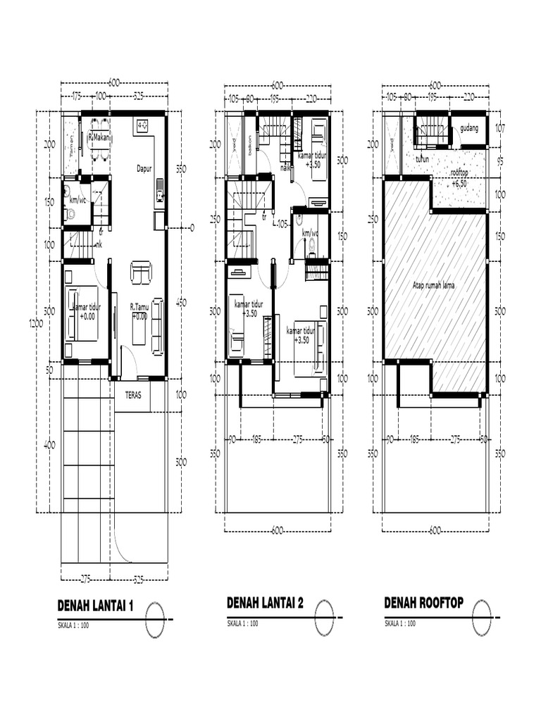 DENAH RENOVASI ok | PDF