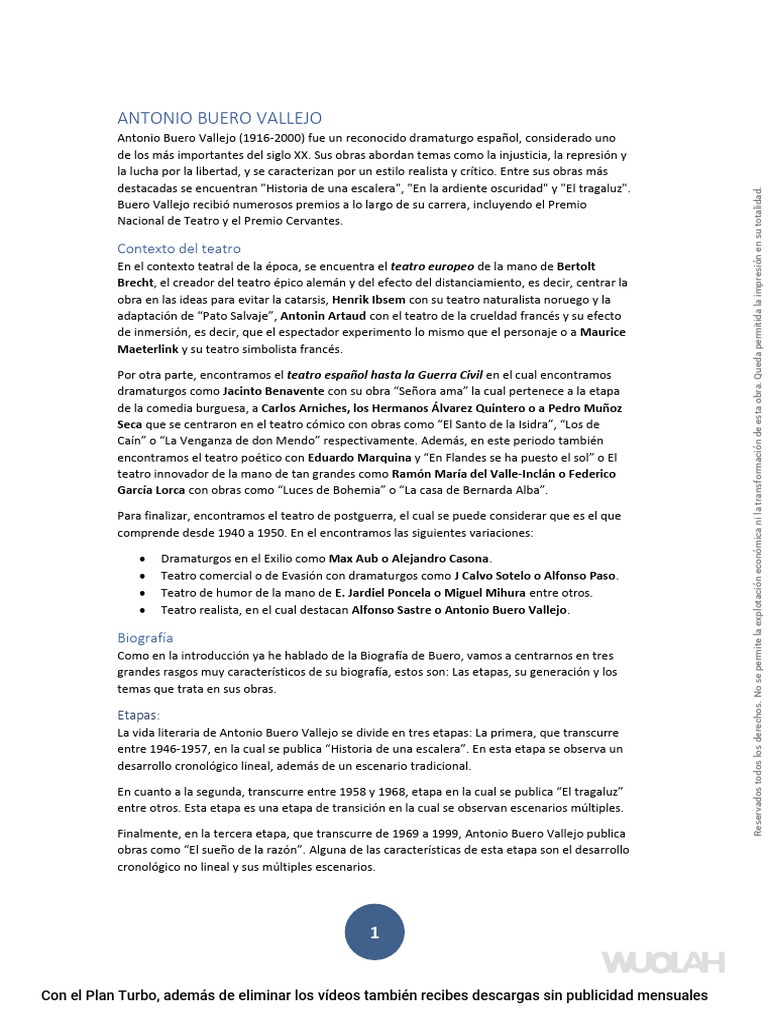 BUERO VALLEJO 1 - Removed | PDF