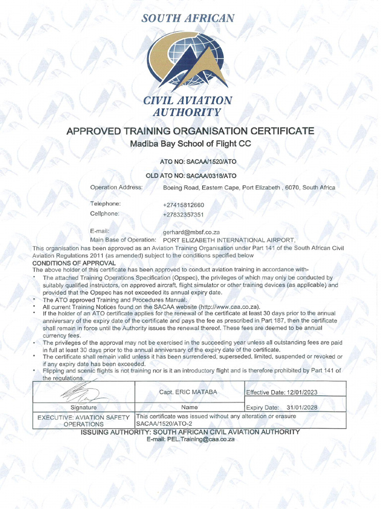 2023 ATO Certificate | PDF