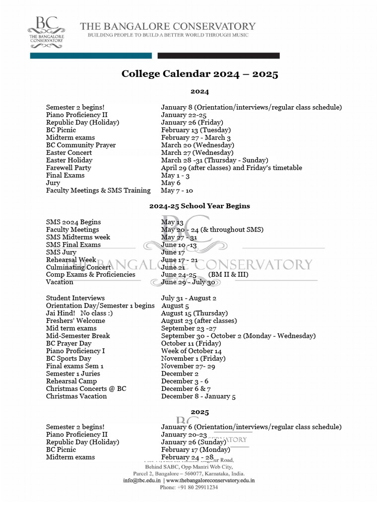 BC Calendar 24-25 | PDF