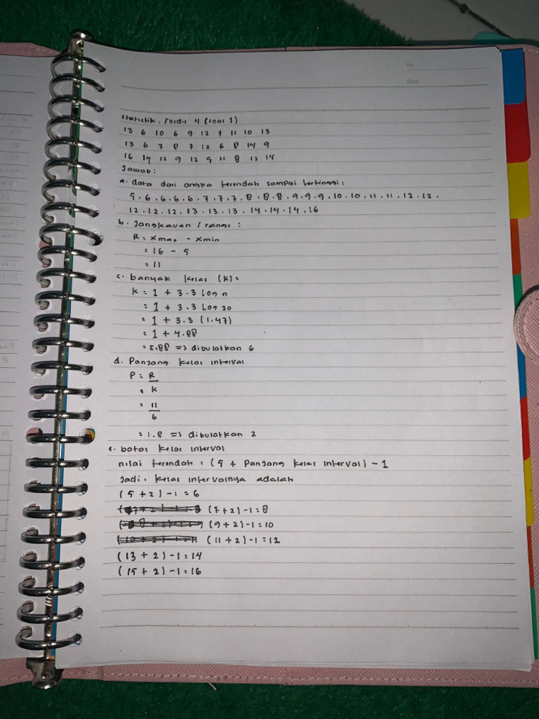 Statistik Fordis 4 (Soal 1) - Compressed | PDF