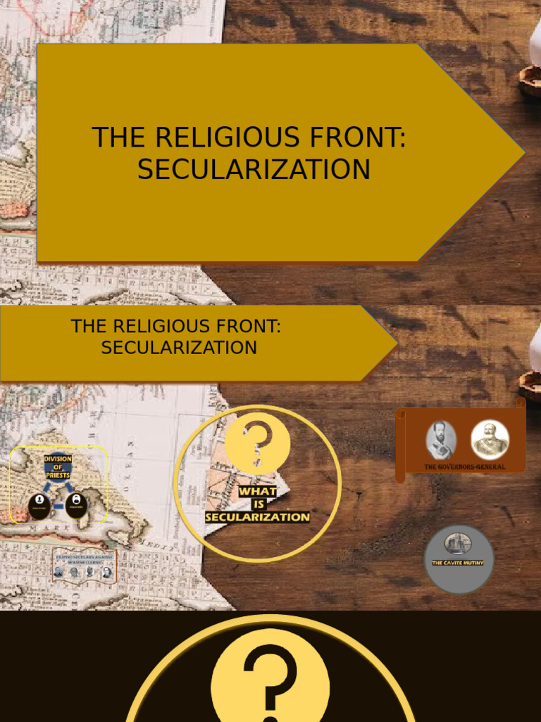 Lesson3 The Religious Front Secularization | PDF