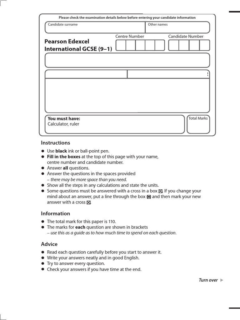 11 Edx Mock Paper 1 | PDF