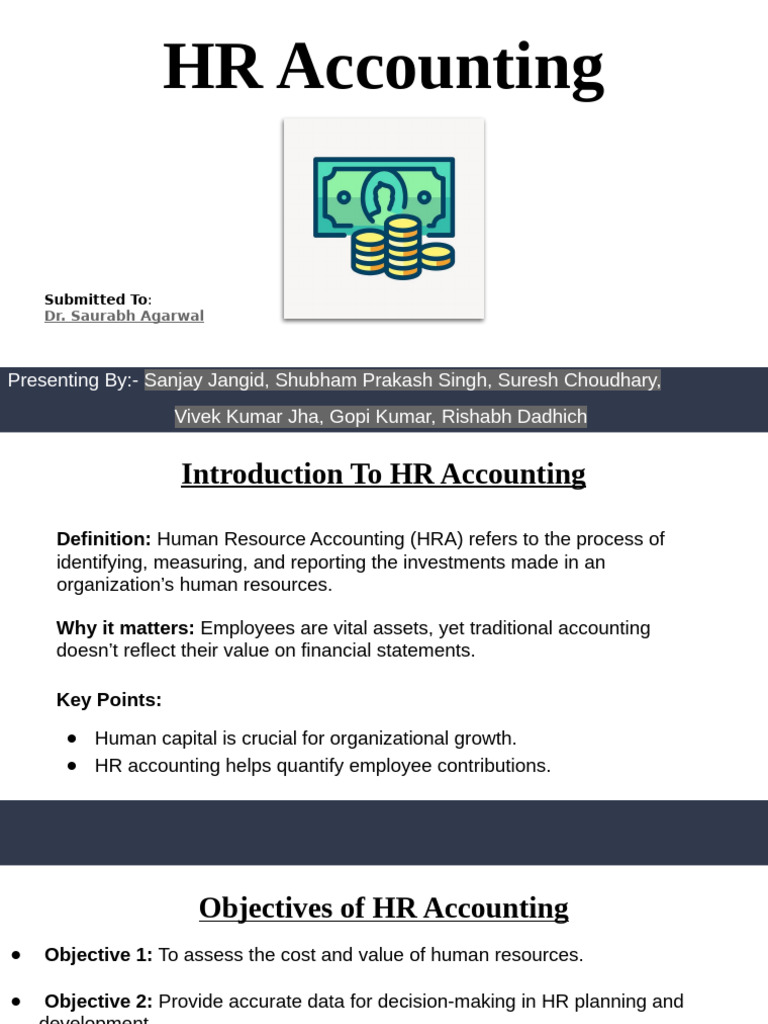 PFMA PPT - HR Accounting | PDF | Human Capital | Career & Growth