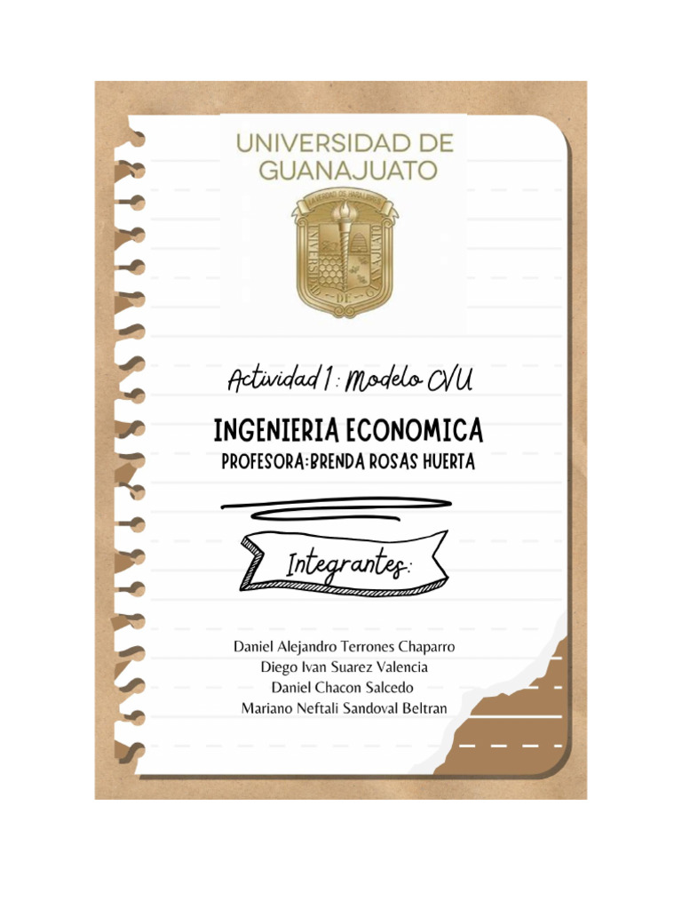 Actividad 1 Modelo CVU-equipo 1 | PDF