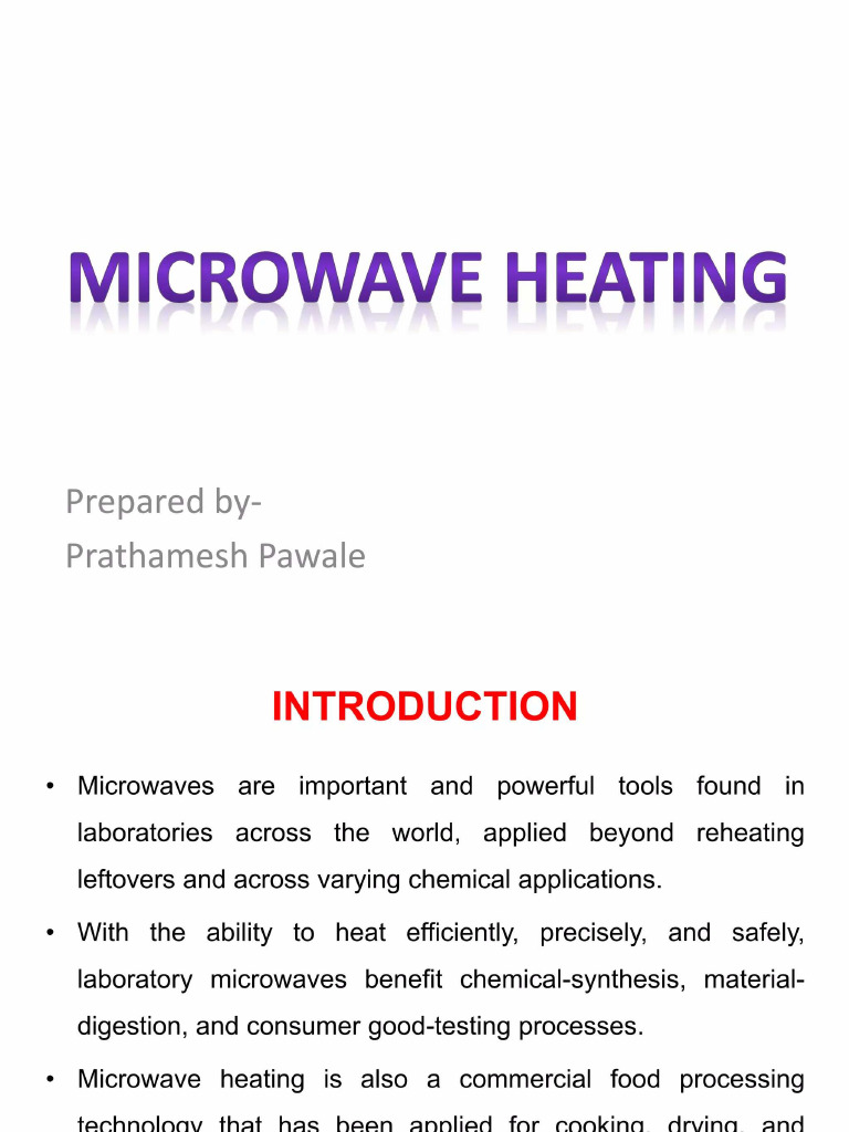 Microwave heating | PDF