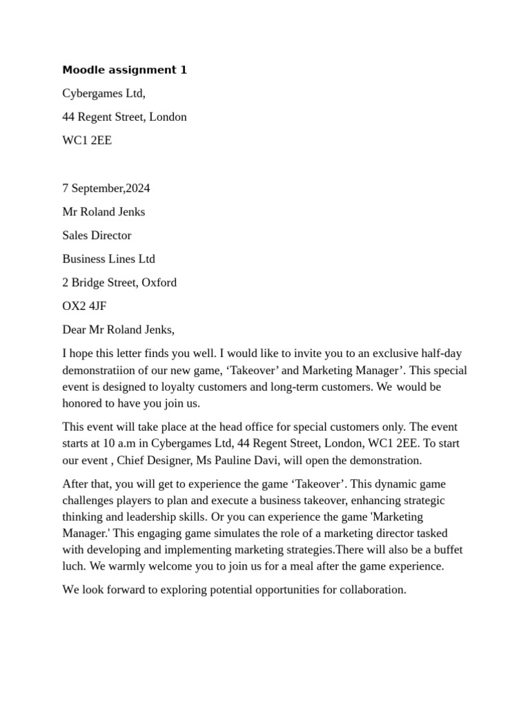 Moodle Assignment 1 | PDF