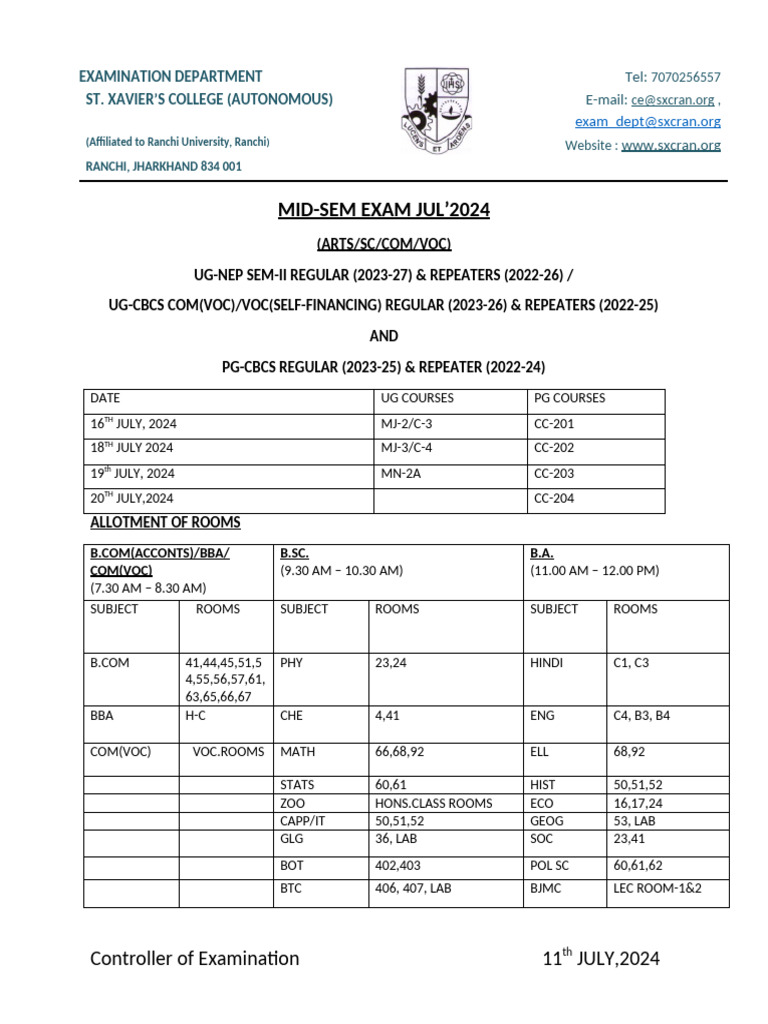 Ug Nep Sem II Mid Sem Exam | PDF