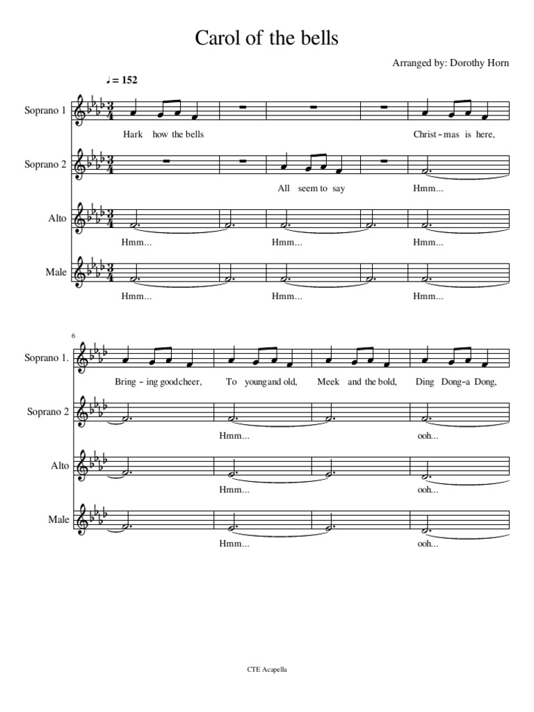 Carol of The Bells-Full | PDF