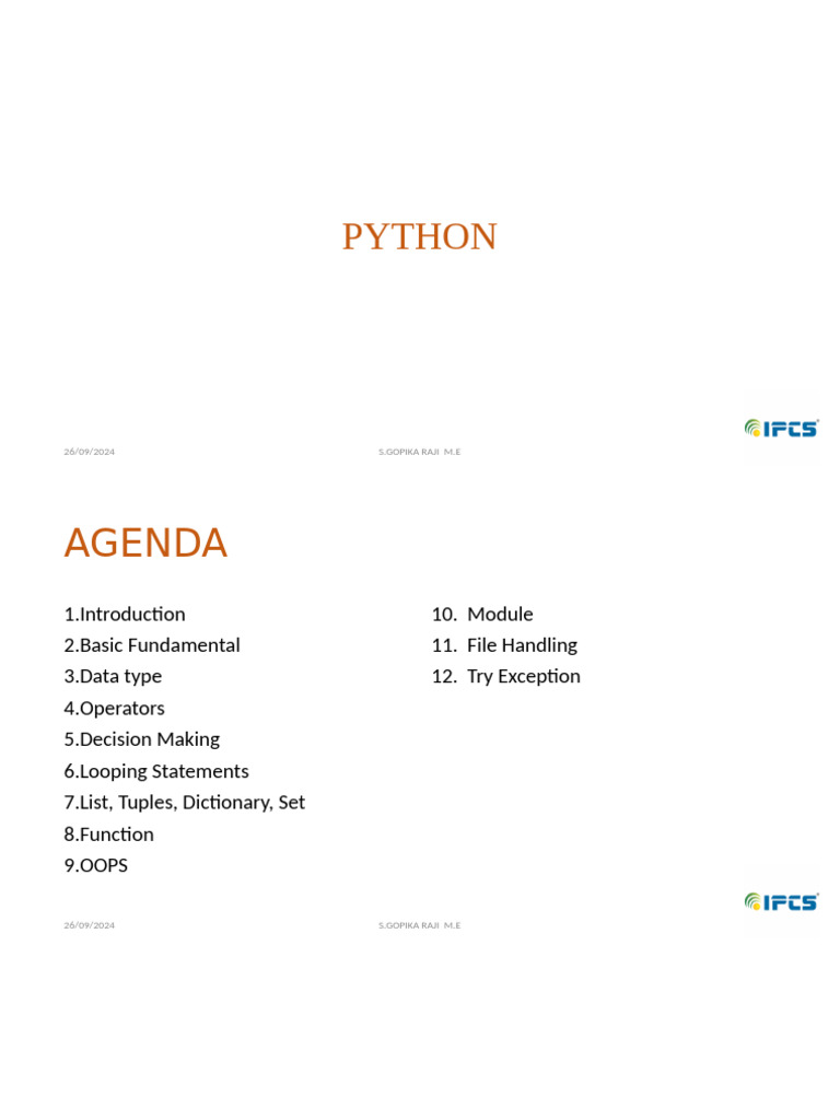 Ipcs Python | PDF