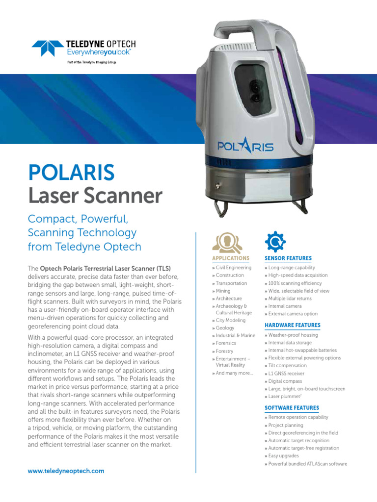 Scanner Polaris Teledyne | PDF