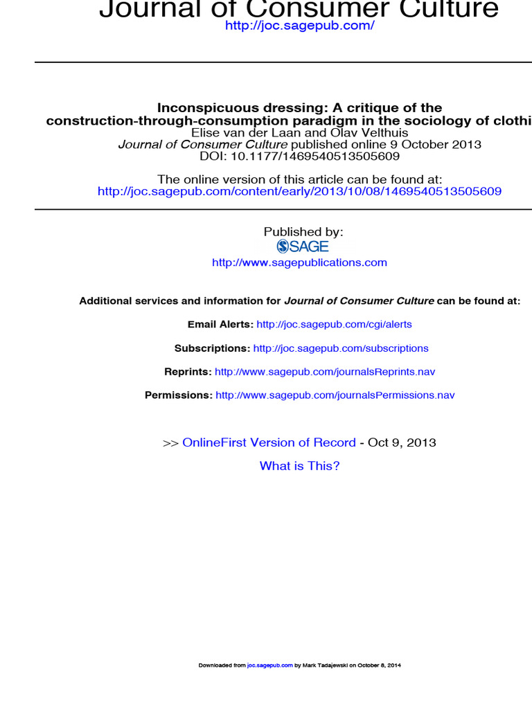 Inconspicuous Dressing | PDF