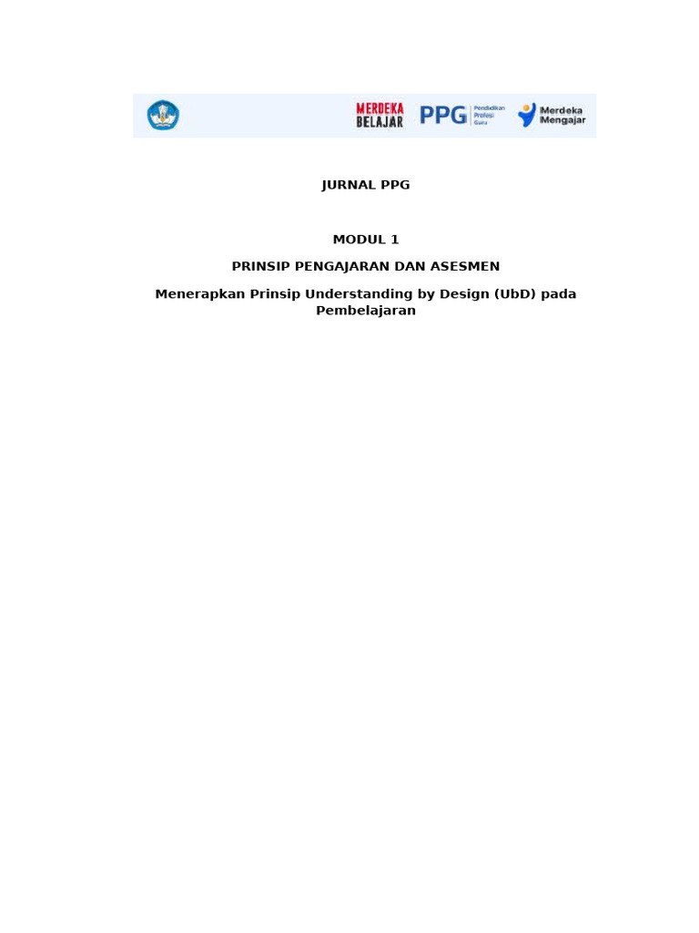 JURNAL PPG Modul 1 | PDF