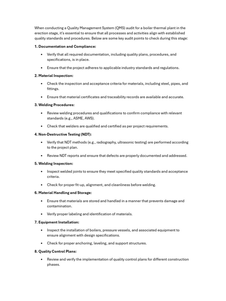 Key Audit Points | PDF