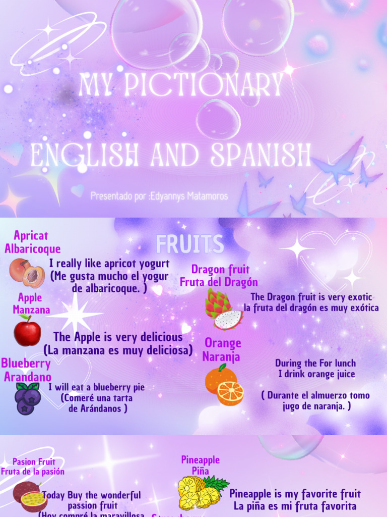 My Pictionary Alexandra Matamoros | PDF