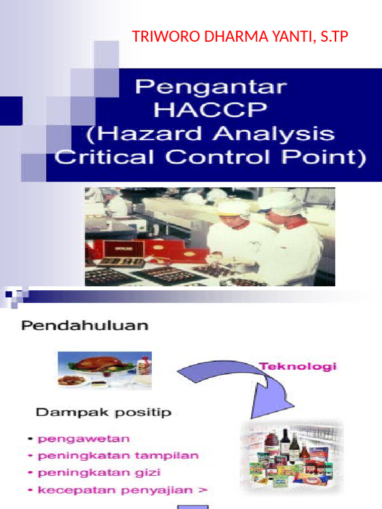 HACCP | PDF