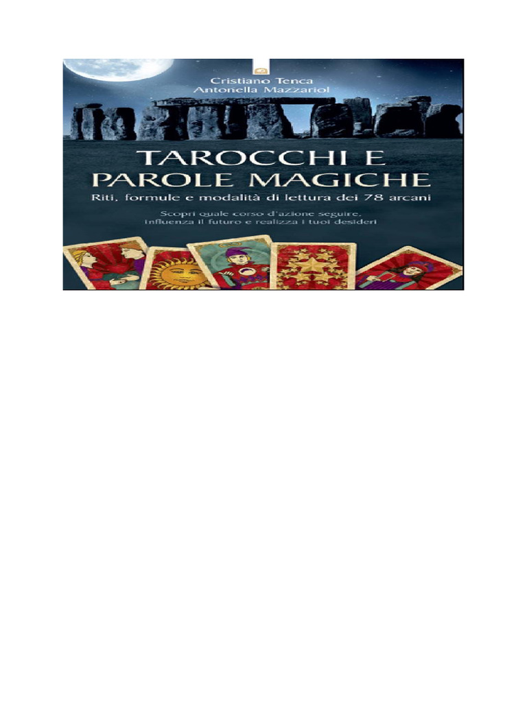 Tarocchi e Parole Magiche (Ital - Cristiano Tenca | PDF