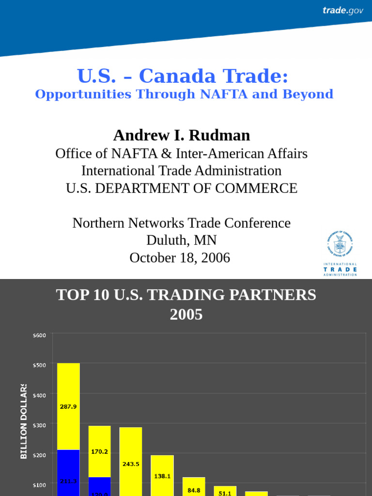 US Canada Trade | PDF