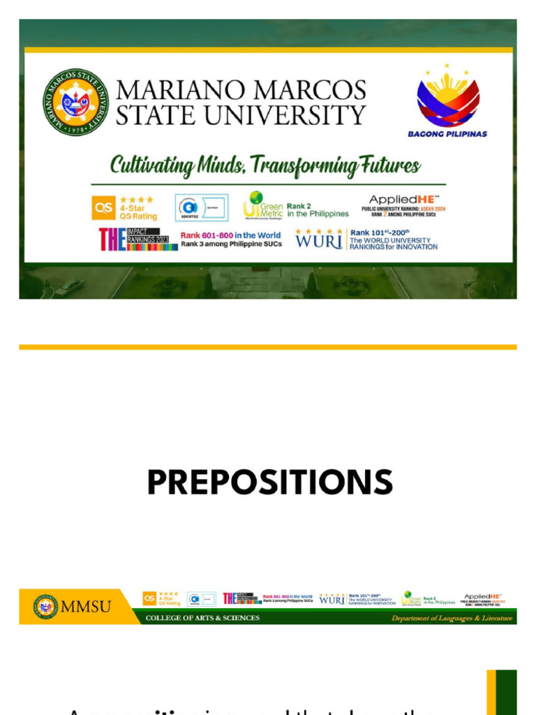 Preposition Conjunction Interjection Students Pdf