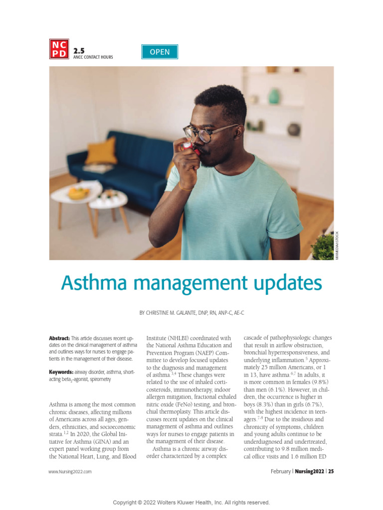 Asthma Management Updates.9 | PDF