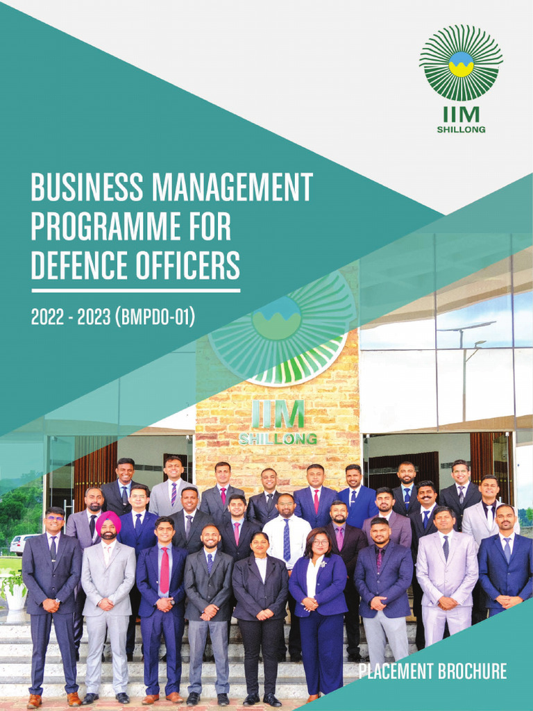 BMPDO Placement Brochure IIM Shillong | PDF
