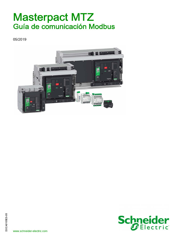 Masterpact MTZ Guia de Comunicación ES | PDF