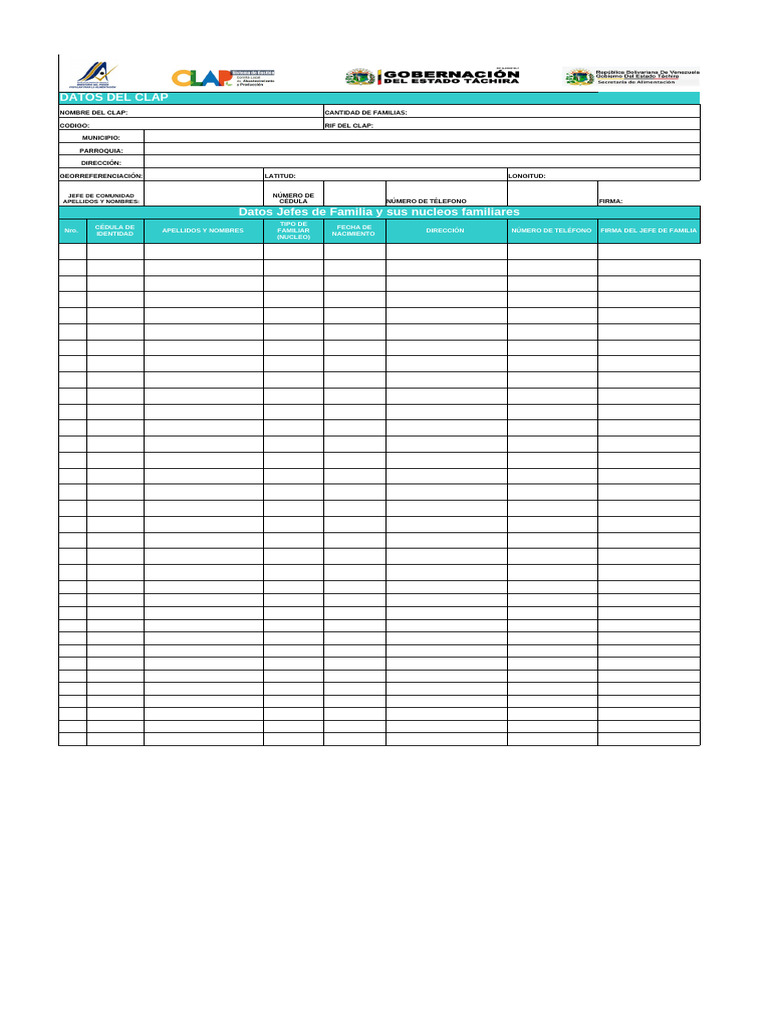 FIRMAS JEFES DE FAMILIA | PDF