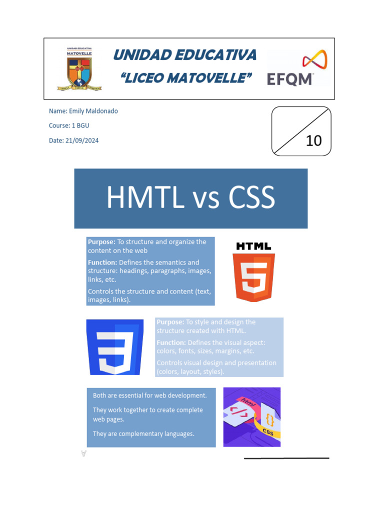 HTML and Css | PDF