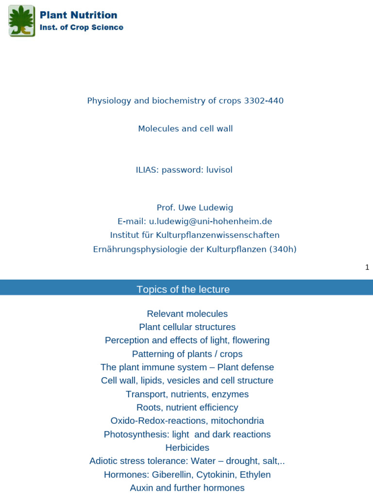1 Cell Molecule Wall e | PDF
