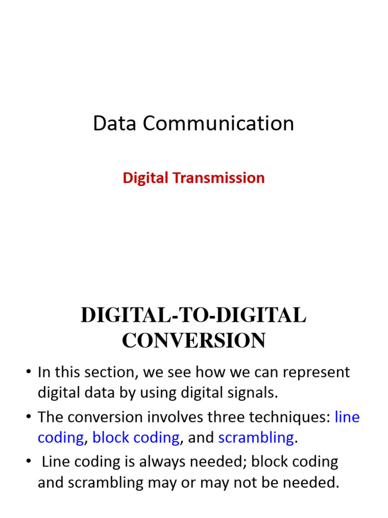 4 - Data Communication | PDF