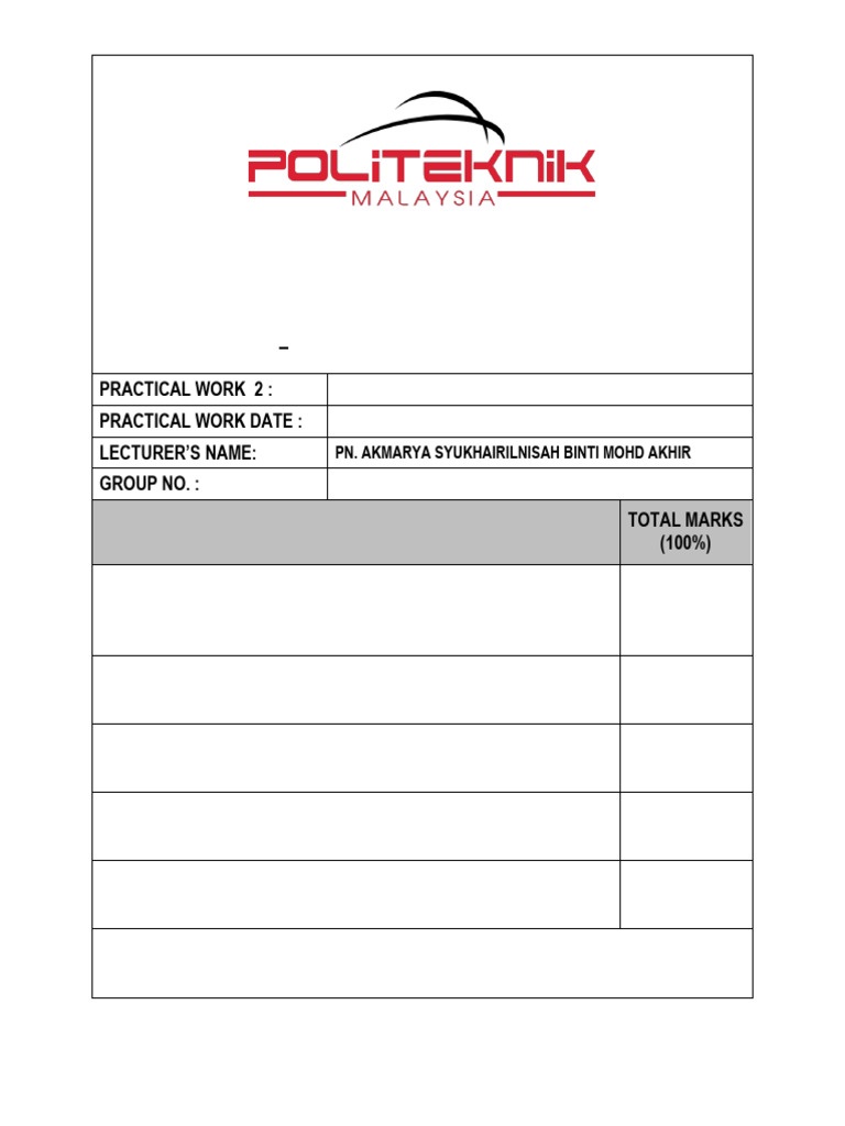 COMPUTER NETWORKING FUNDAMENTALS PW2 at Syazrilazim | PDF
