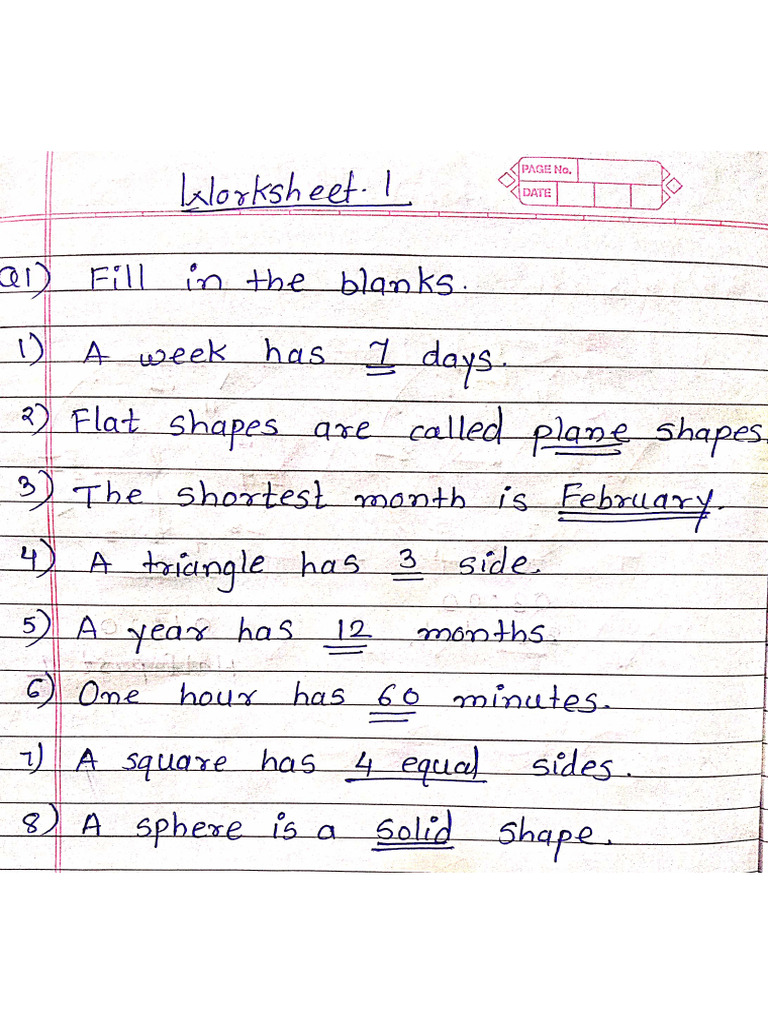 Maths Worksheet | PDF