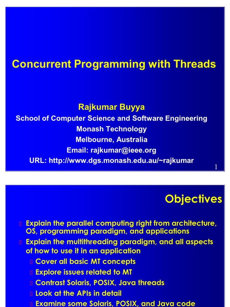 Multi Threading | PDF | Thread (Computing) | Parallel Computing