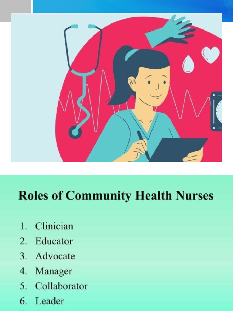 Roles of The Community Health Nurse | PDF