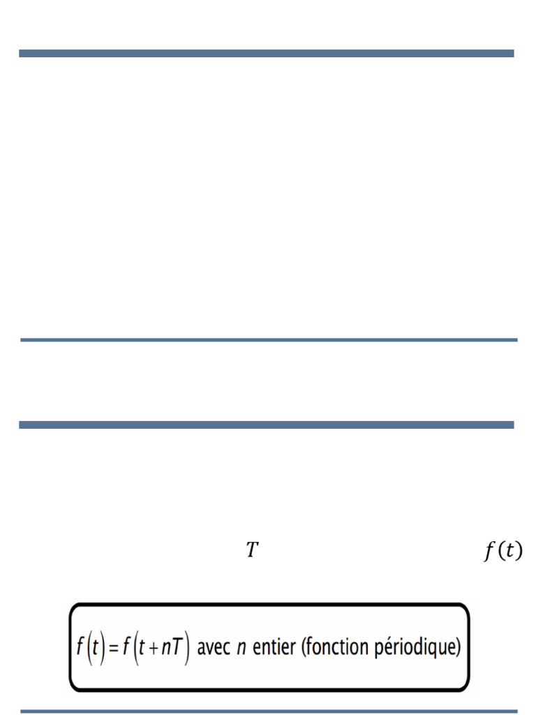 Traitement Du Signal - Chapitre 1-Analyse Spectrale D'un Signal ...