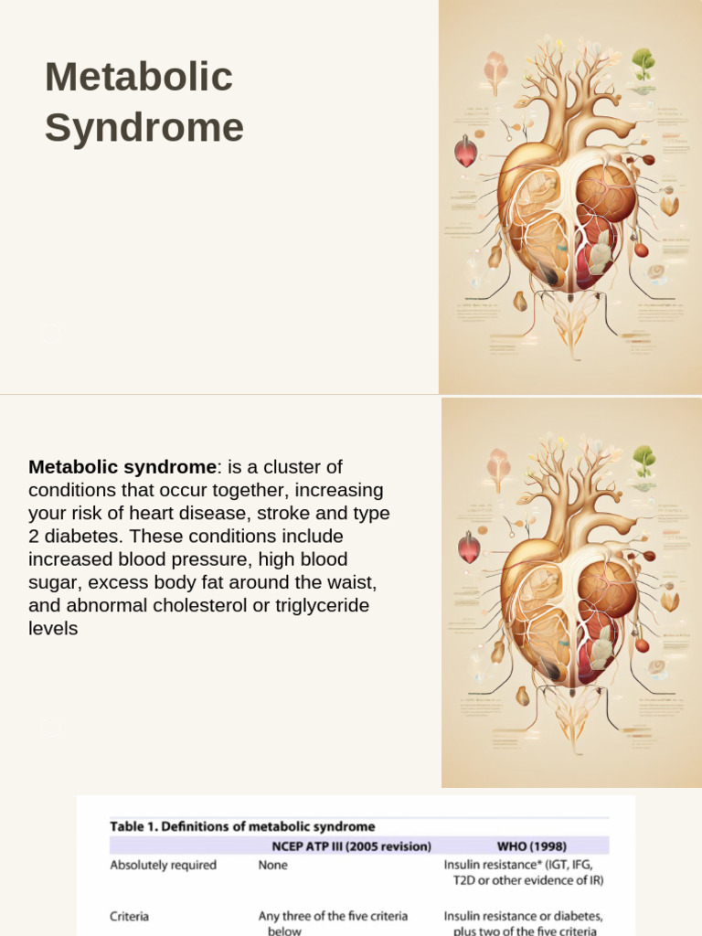 Metabolic Syndrome A Comprehensive Overview PDF | PDF