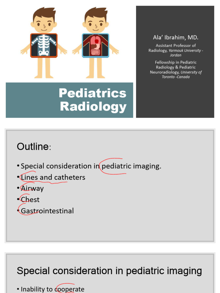 Lec# 13 - Pediatrics Radiology | PDF