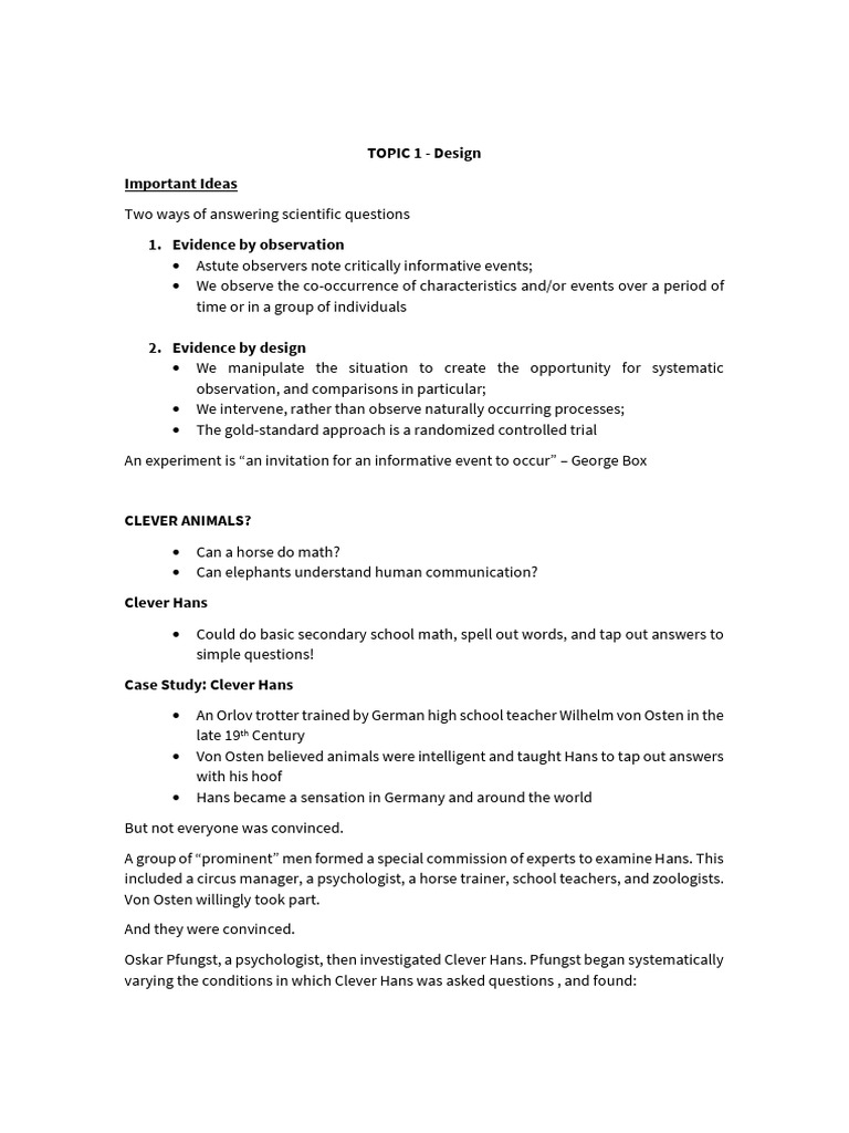 Open THINKING SCIENTIFICALLY - THINKING WITH DATA MODULE NOTES 5 | PDF