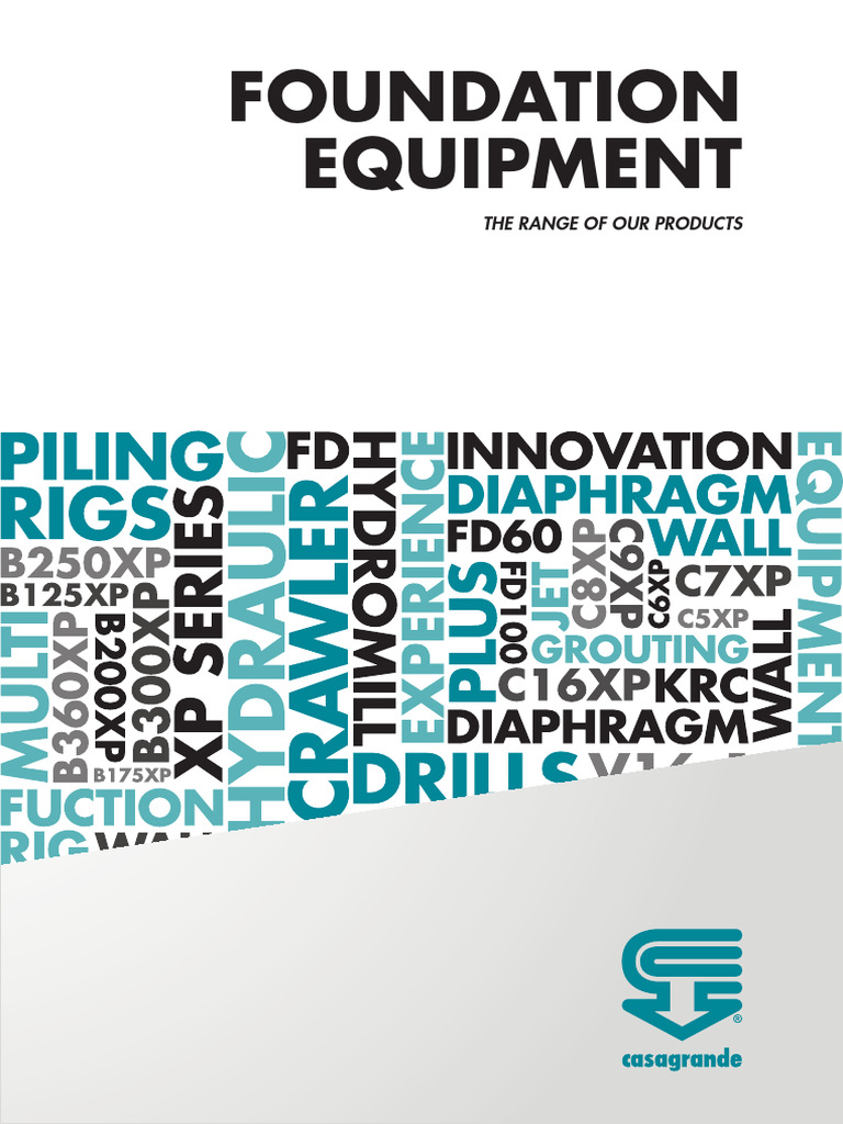 Casagrande General Catalogue Webedition | PDF | Deep Foundation | Engineering