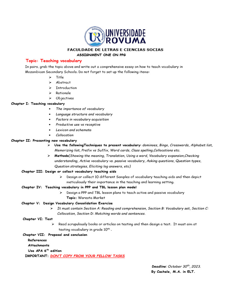 Assignment One | PDF