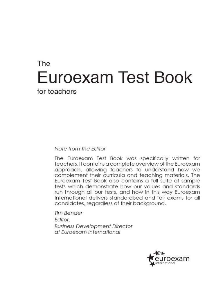 Practice Test Book For Teachers All Levels | PDF