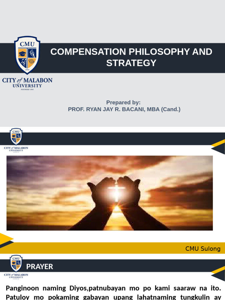 Compensation Philosophy and Strategy | PDF
