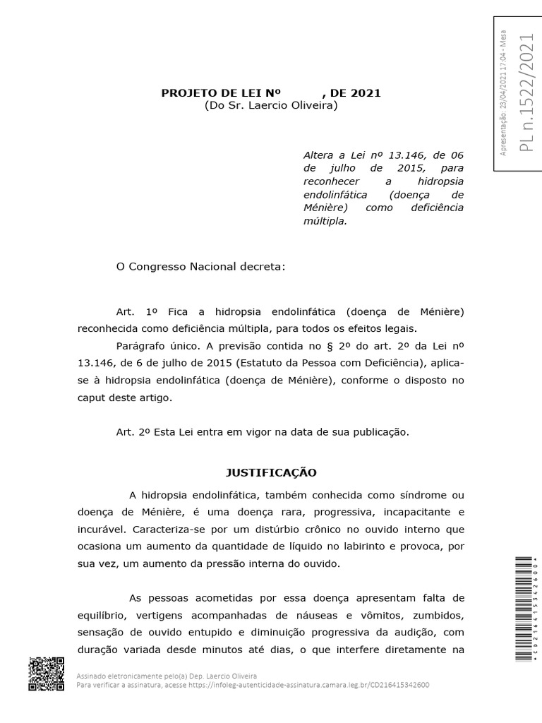 PL 1522 2021 | PDF