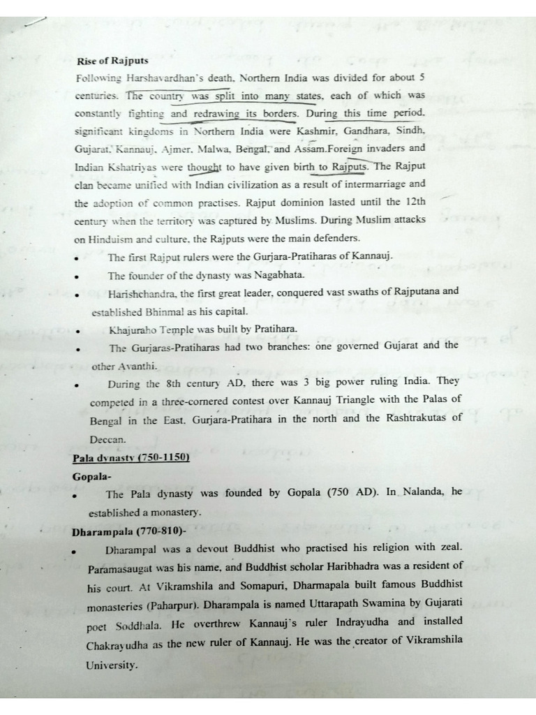 Rise of Rajputs | PDF