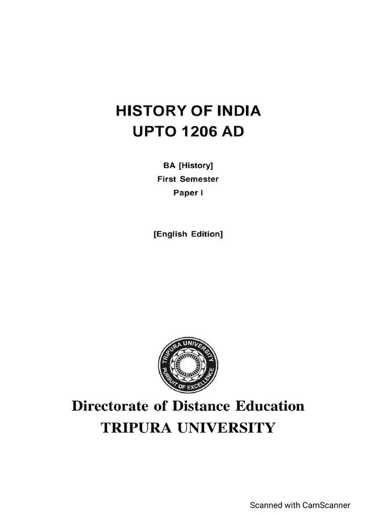 History of India Up to 1206 AD | PDF