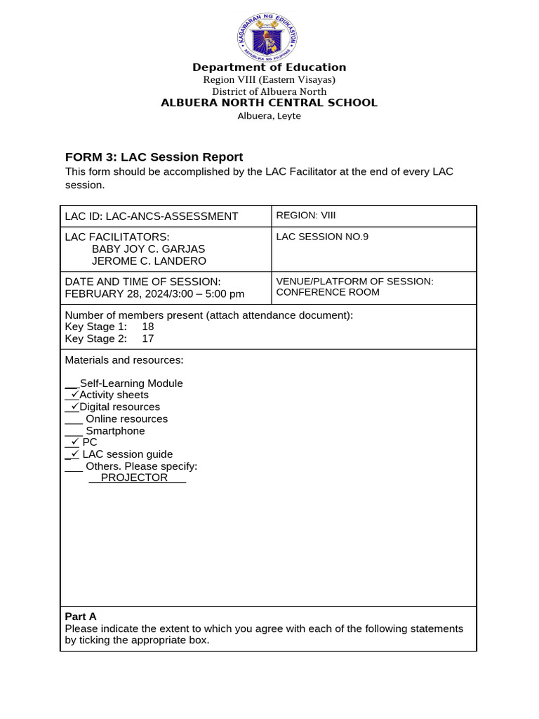 Ate Joy Lac 21- 2022 - 2023 Assessment | PDF